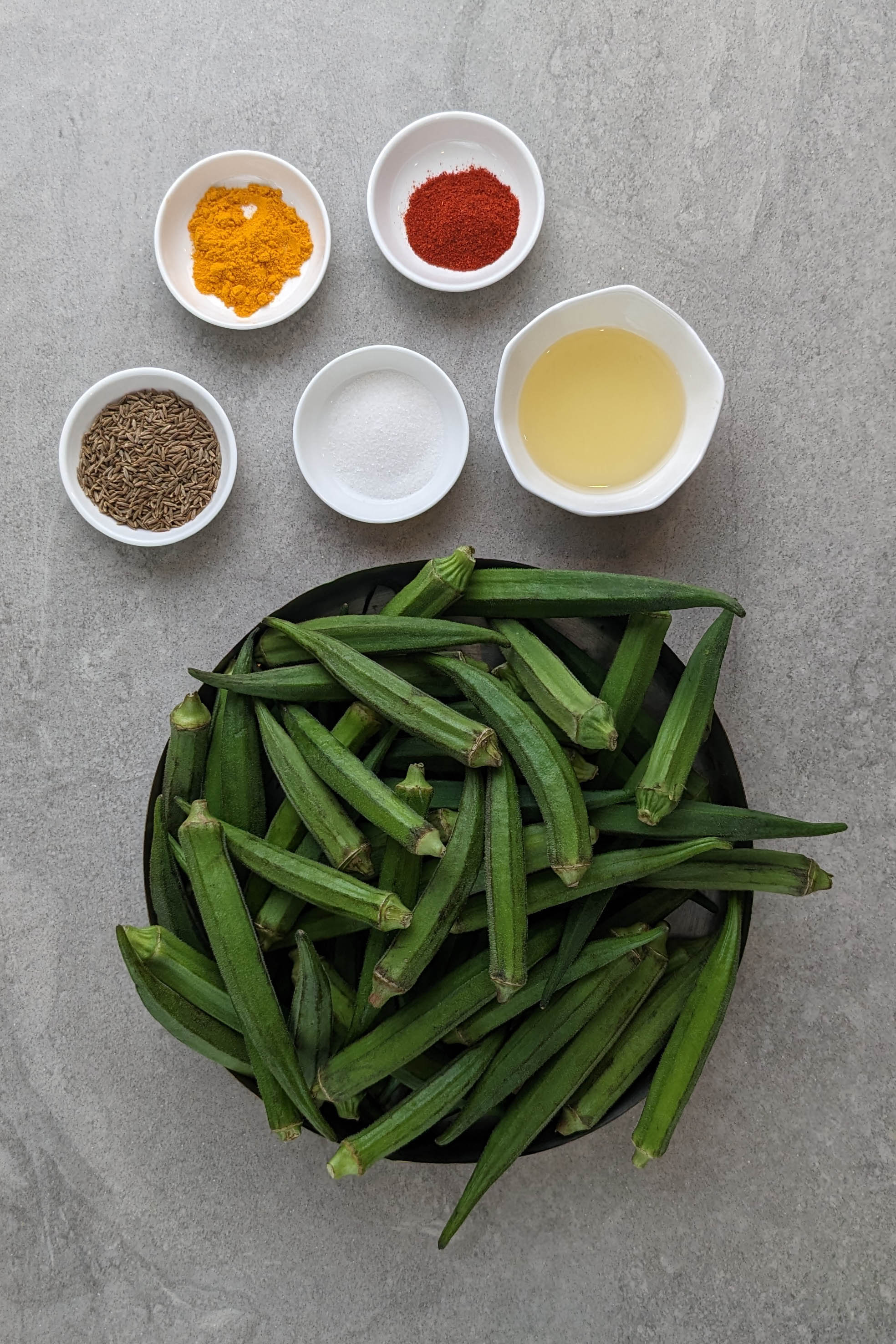 Bhinda nu Shaak (Okra Fry) - Indiaphile