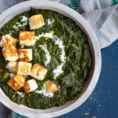Palak Paneer (Spinach and cheese curry) - Indiaphile