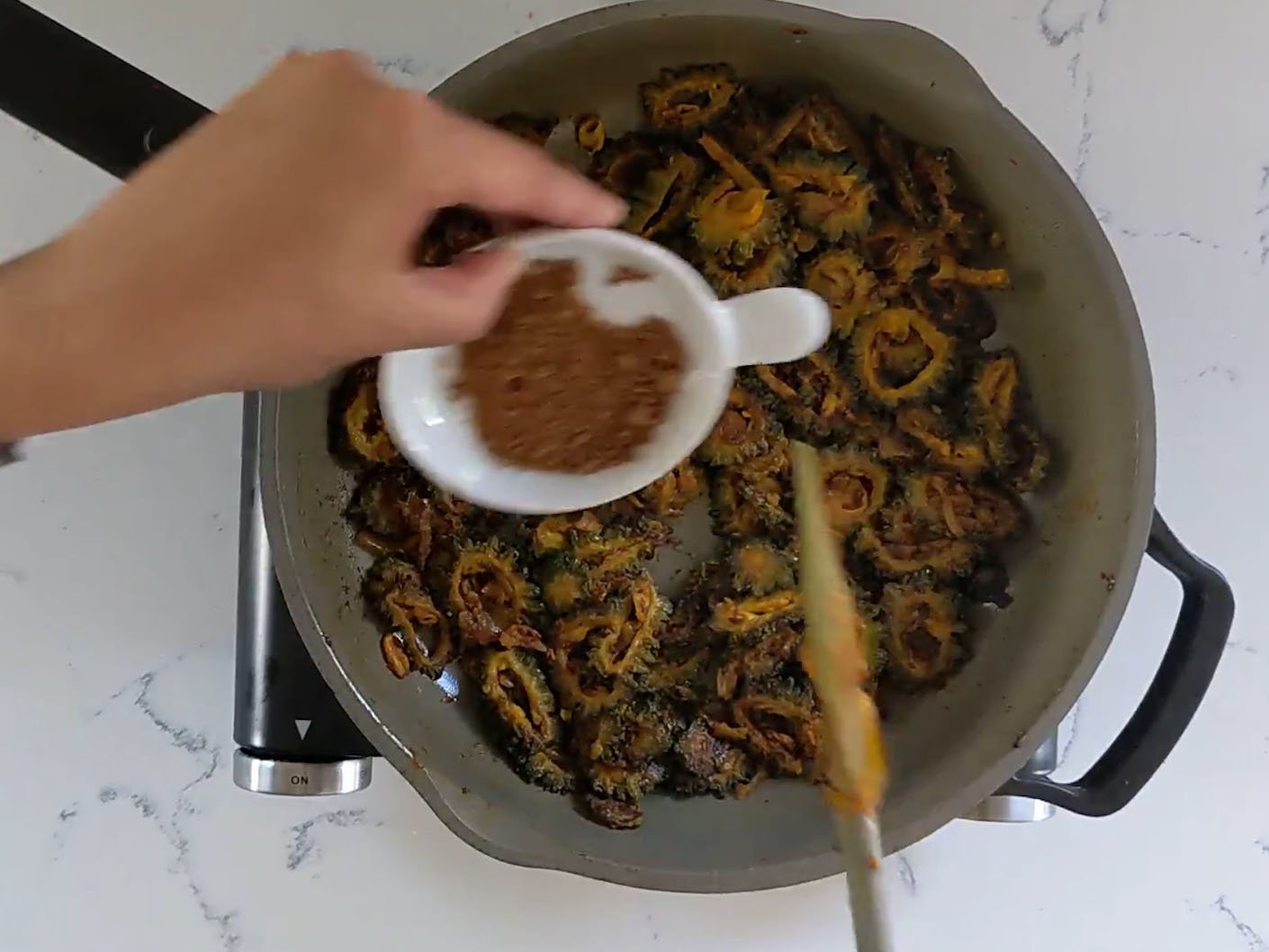 Karela nu shaak (Bitter Gourd Curry) - Indiaphile