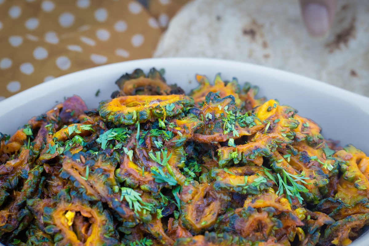 Karela nu shaak (Bitter Gourd Curry) - Indiaphile