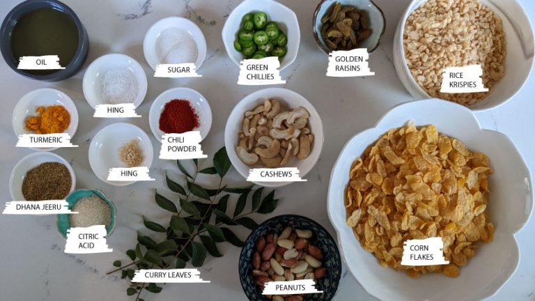 Cereal Chevdo | Chevro | Spicy Snack Mix - Indiaphile