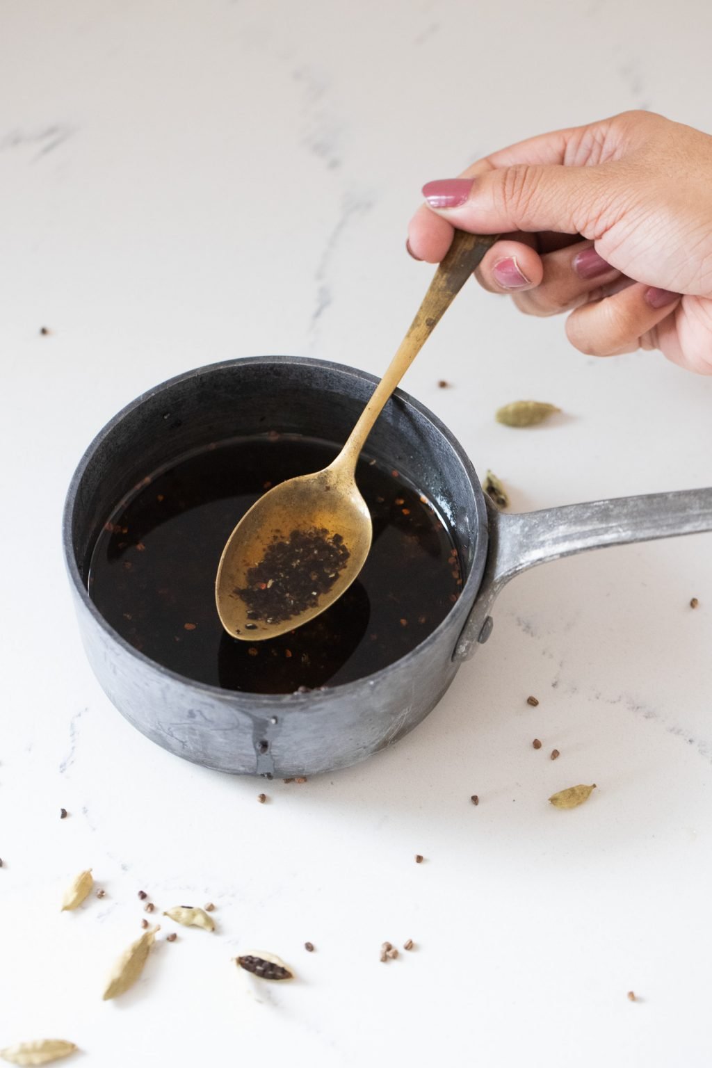 Cardamom Simple Syrup - Indiaphile