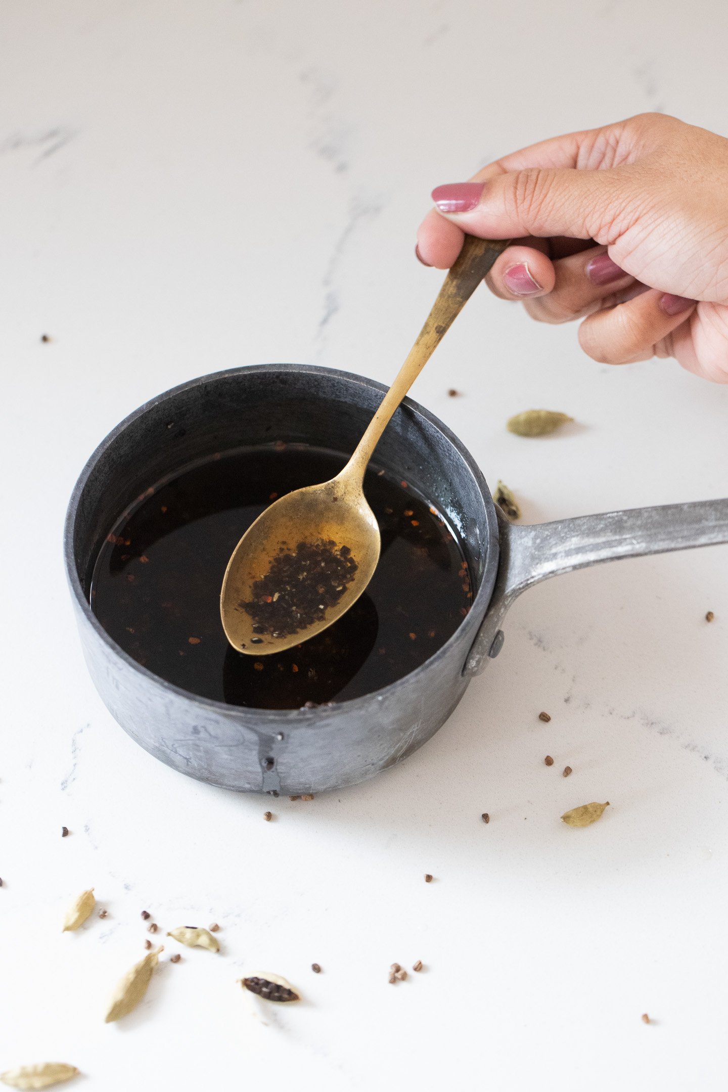 Cardamom Simple Syrup - Indiaphile