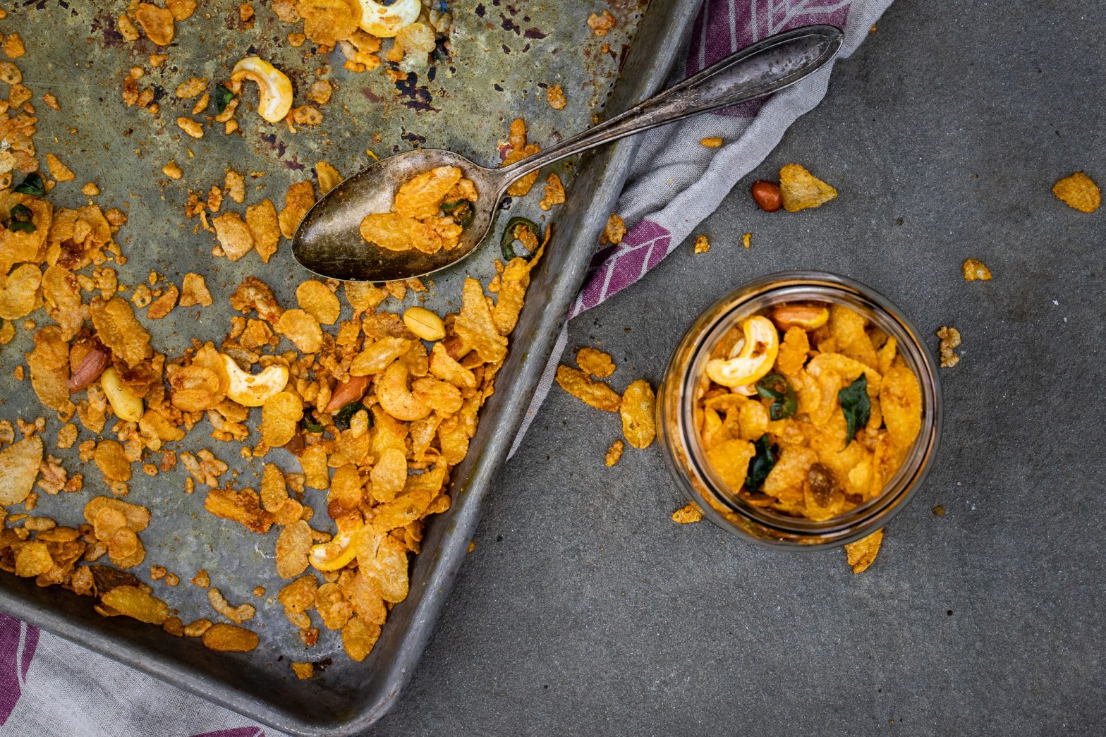 Cereal Chevdo | Chevro | Spicy Snack Mix - Indiaphile