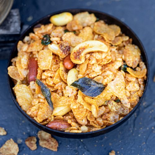 Cereal Chevdo | Chevro | Spicy Snack Mix - Indiaphile