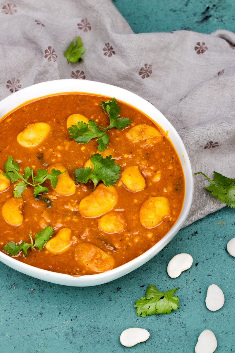 Vaal nu Shaak | Lima Beans Curry - Indiaphile
