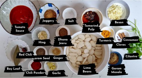 Vaal nu Shaak | Lima Beans Curry - Indiaphile