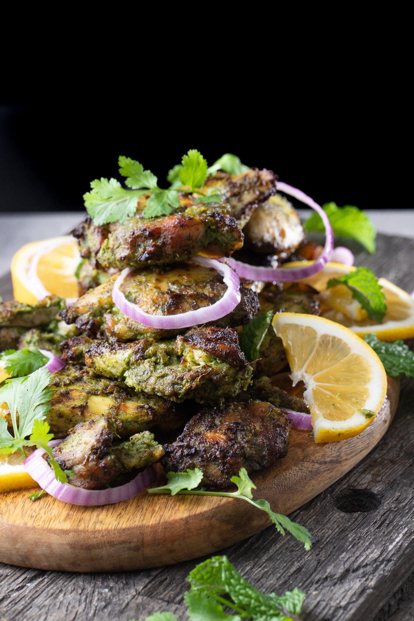 Hariyali Chicken Tikka, Air Fryer and Stovetop - Indiaphile