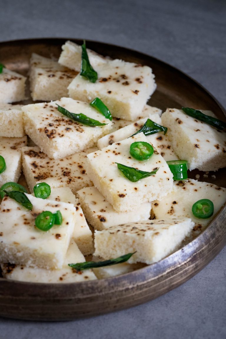 Traditional Khatta Dhokla | Rice and Lentil Steam Bread - Indiaphile