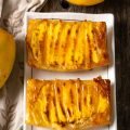 Upside-down Puff Pastry Squares with Mango - Indiaphile