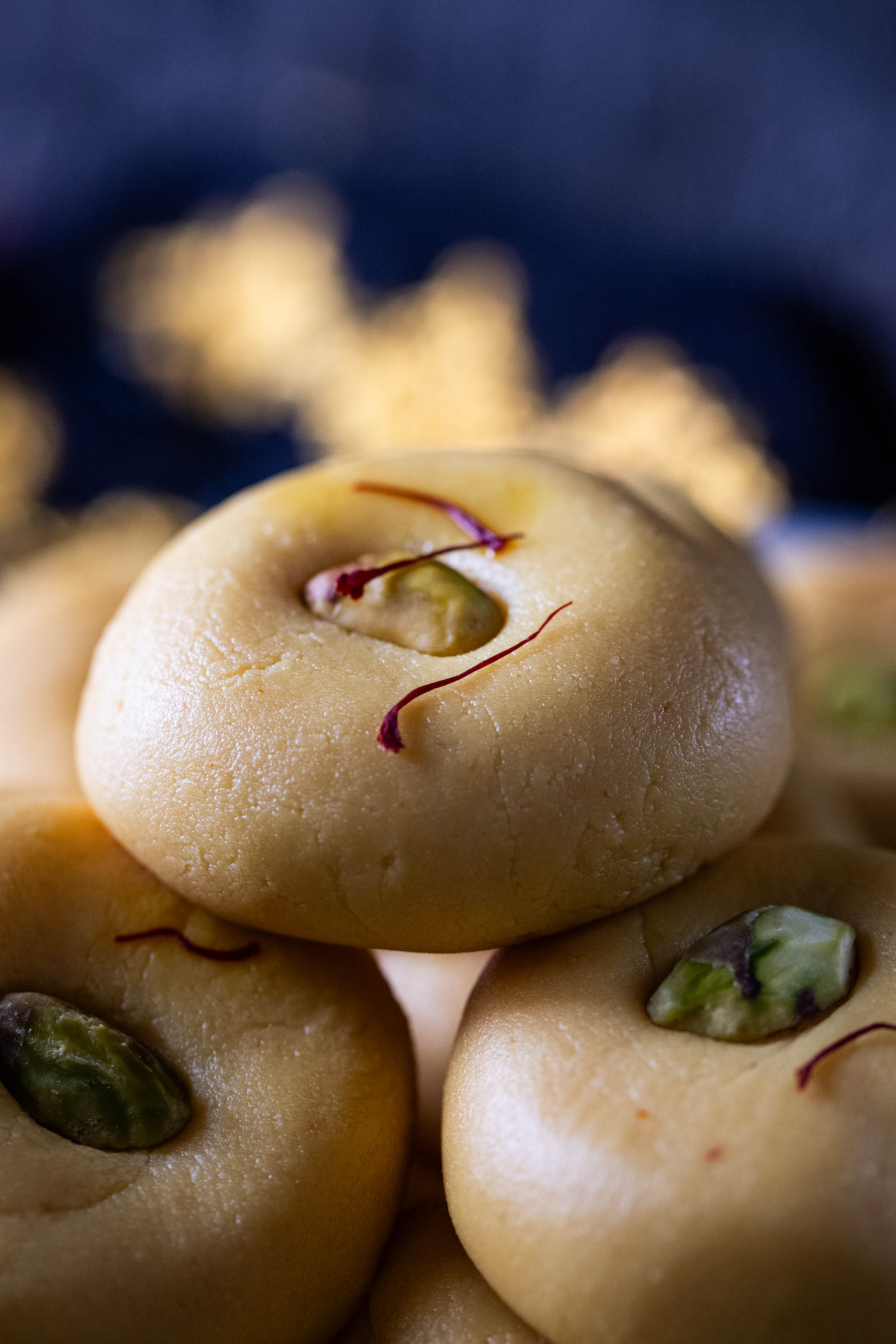 Kesar Peda | Saffron Milk Fudge - Indiaphile