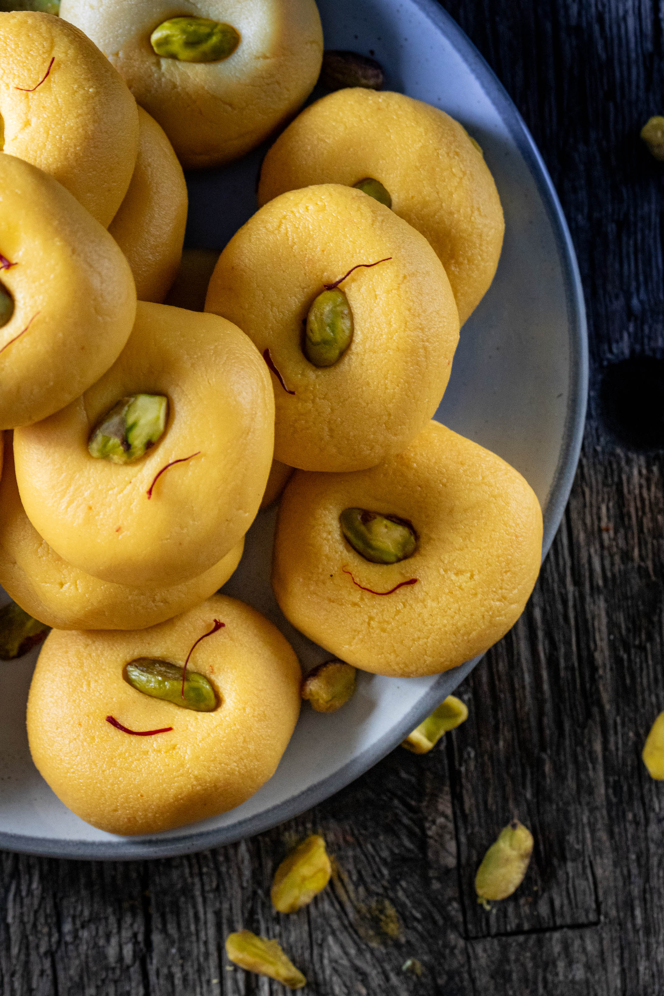 Kesar Peda | Saffron Milk Fudge - Indiaphile