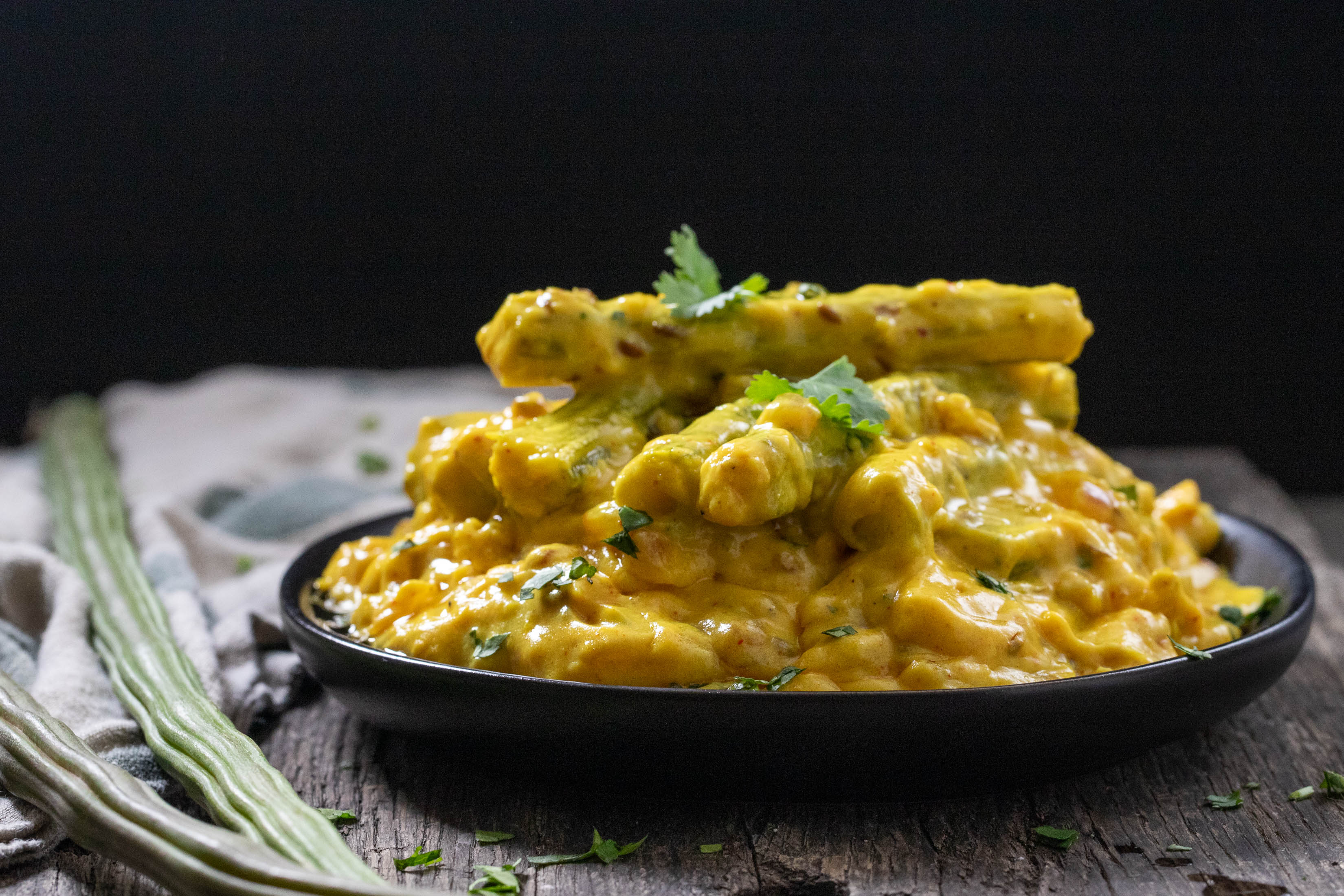Saragva nu Shaak | Moringa (Drumsticks) Curry with Gravy - Indiaphile