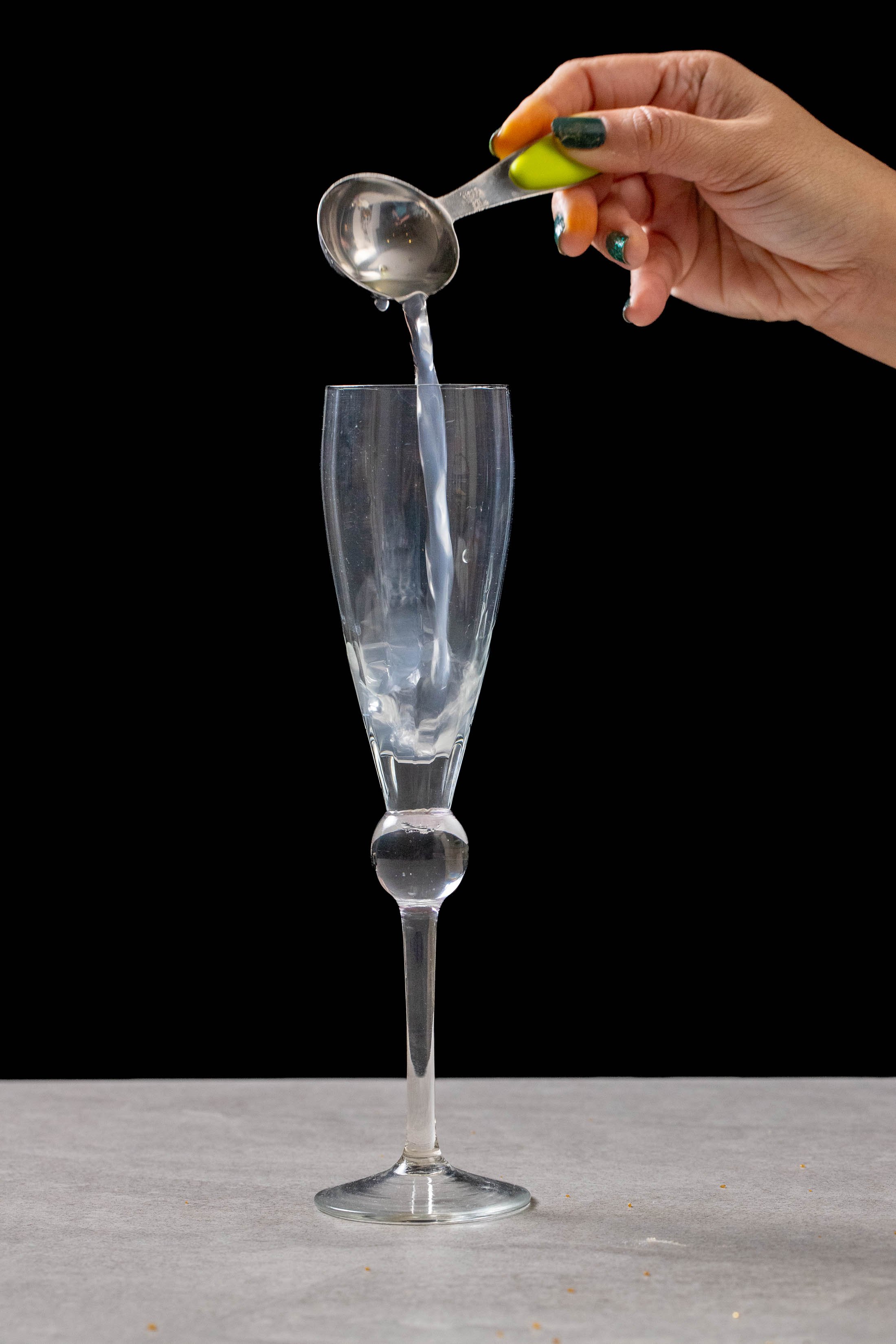 Ball Drop: A Lychee Champagne Cocktail | Lychee Mimosa - Indiaphile