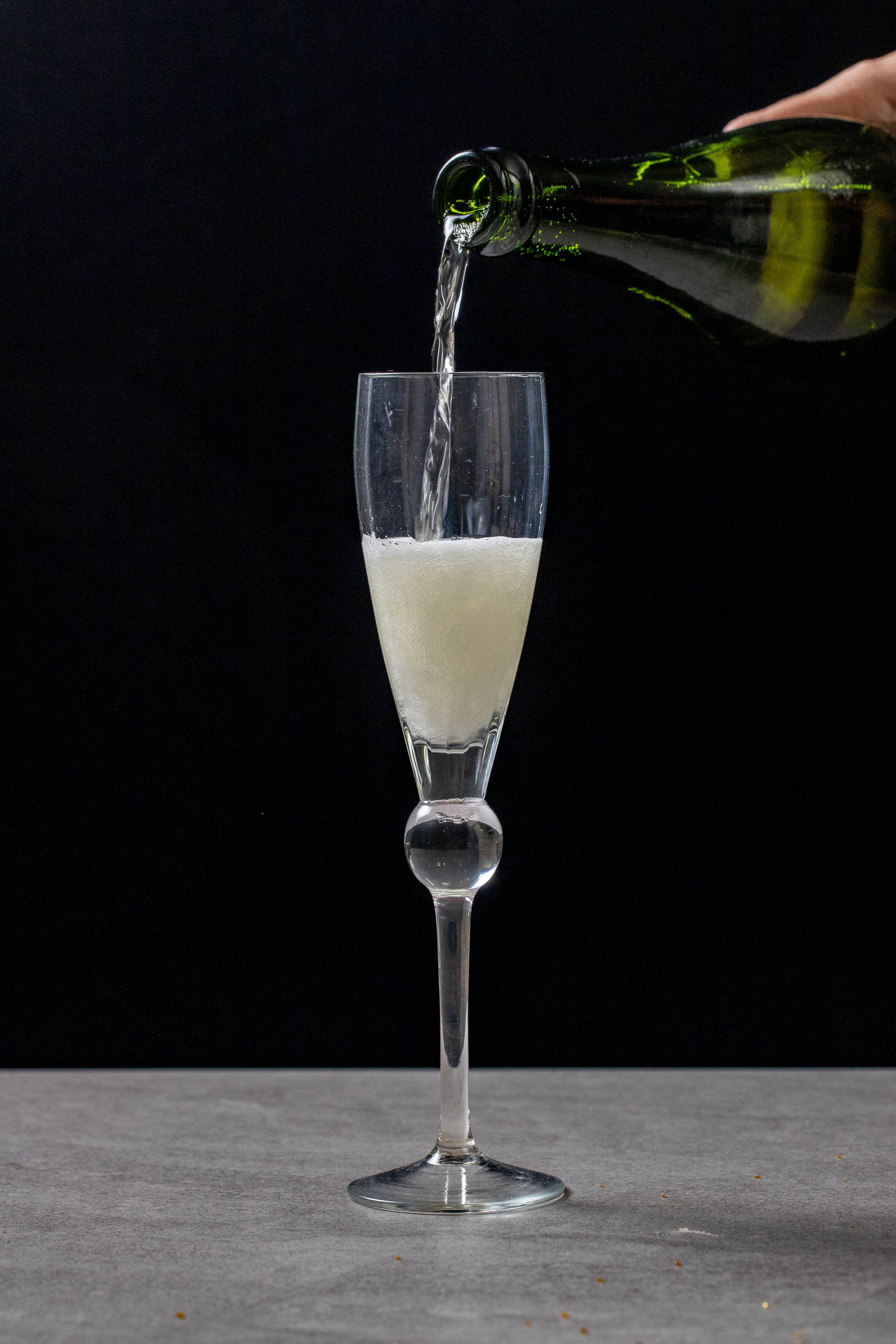 Ball Drop: A Lychee Champagne Cocktail | Lychee Mimosa - Indiaphile