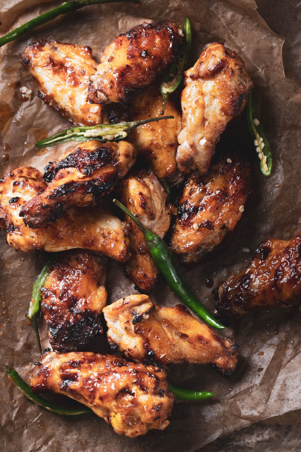 2 Ingredient Spicy Mango Chicken Wings in the Air Fryer - Indiaphile